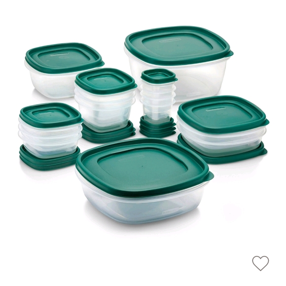 Rubbermaid | Kitchen | New Rubbermaid 3 Pcs Containers Set Forest Green ...